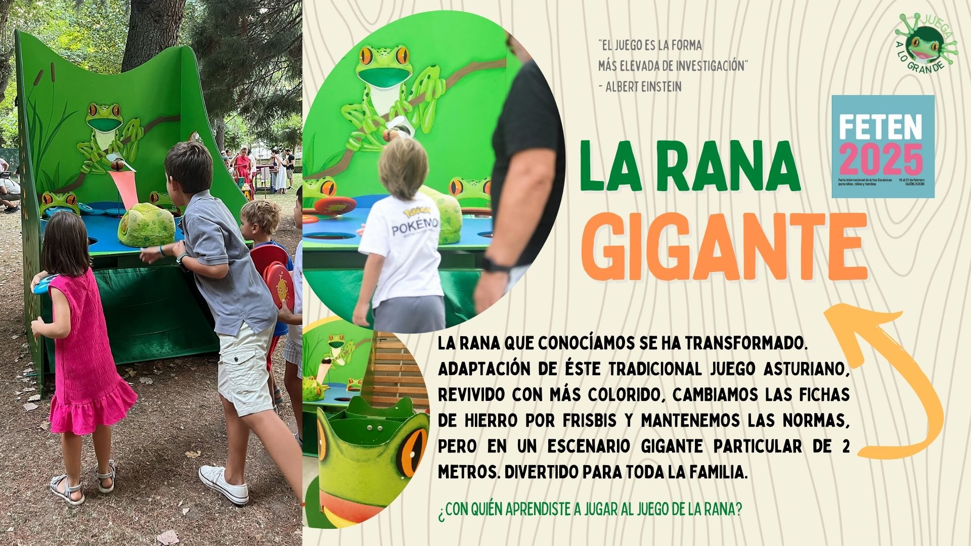 LA RANA GIGANTE – Juega a lo grande